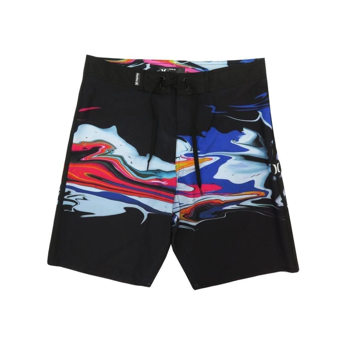 Bermuda Água Hurley Voodoo Masculina - Preto | Zattini