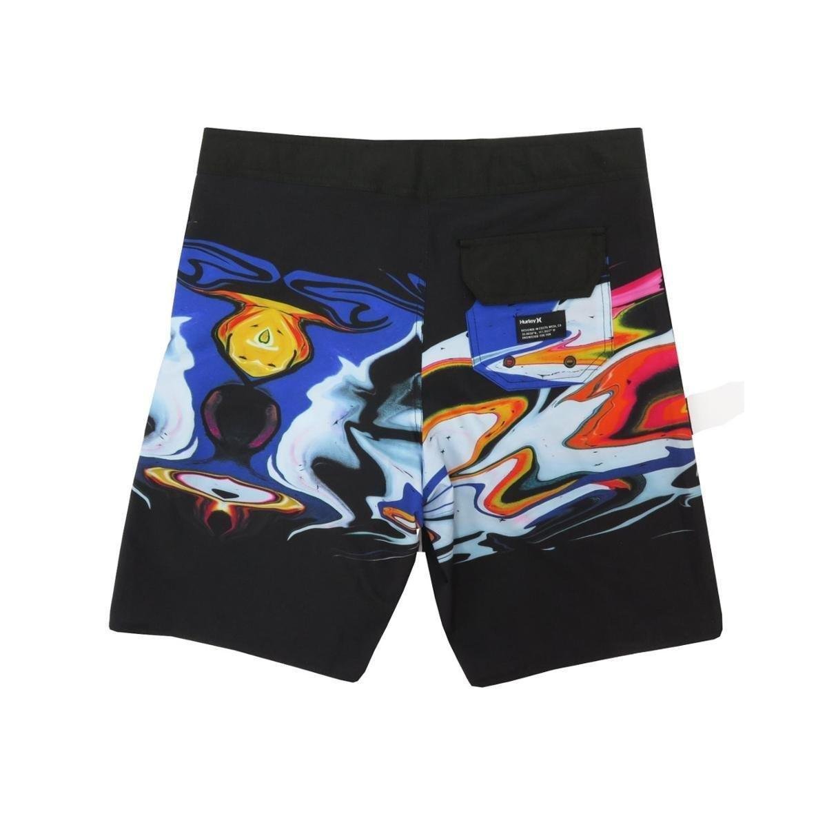 Bermuda Água Hurley Voodoo Masculina - Preto | Zattini