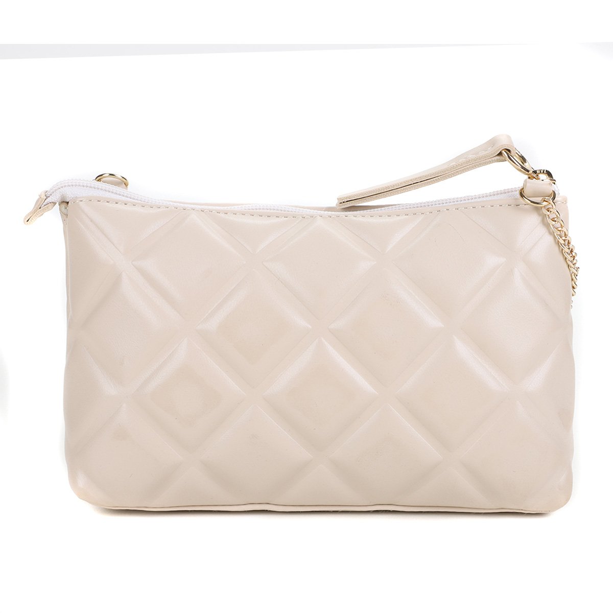 Bolsa Anacapri Mini Bag Textura Transversal Feminina - Nude | Zattini