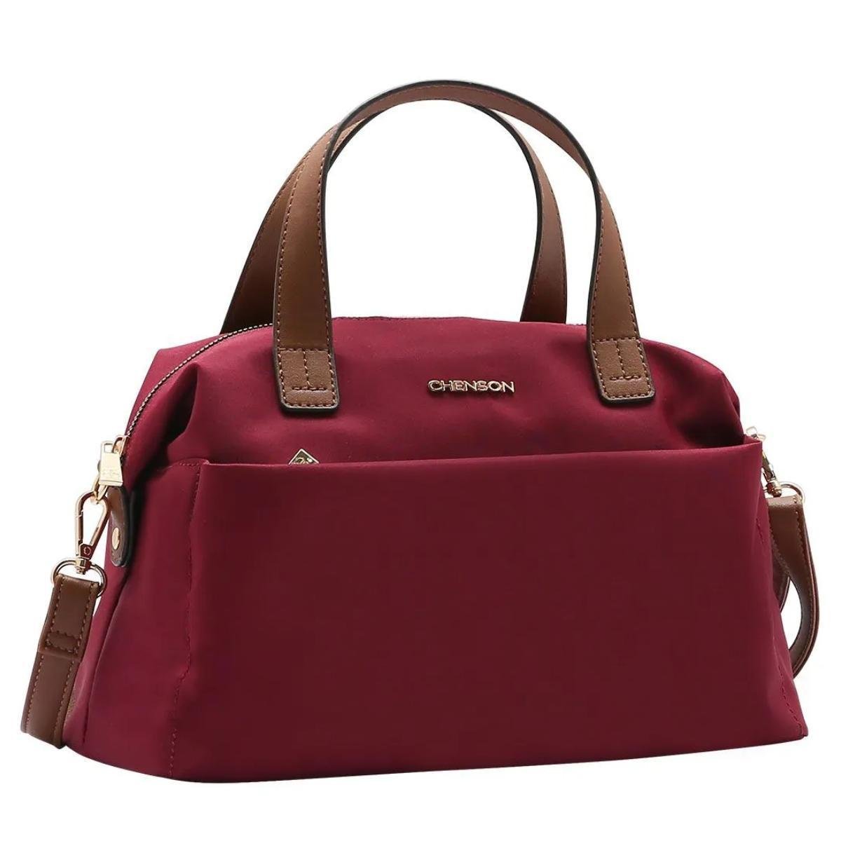 Bolsa Feminina Chenson Microfibra Mão Tiracolo Original - Vinho | Zattini