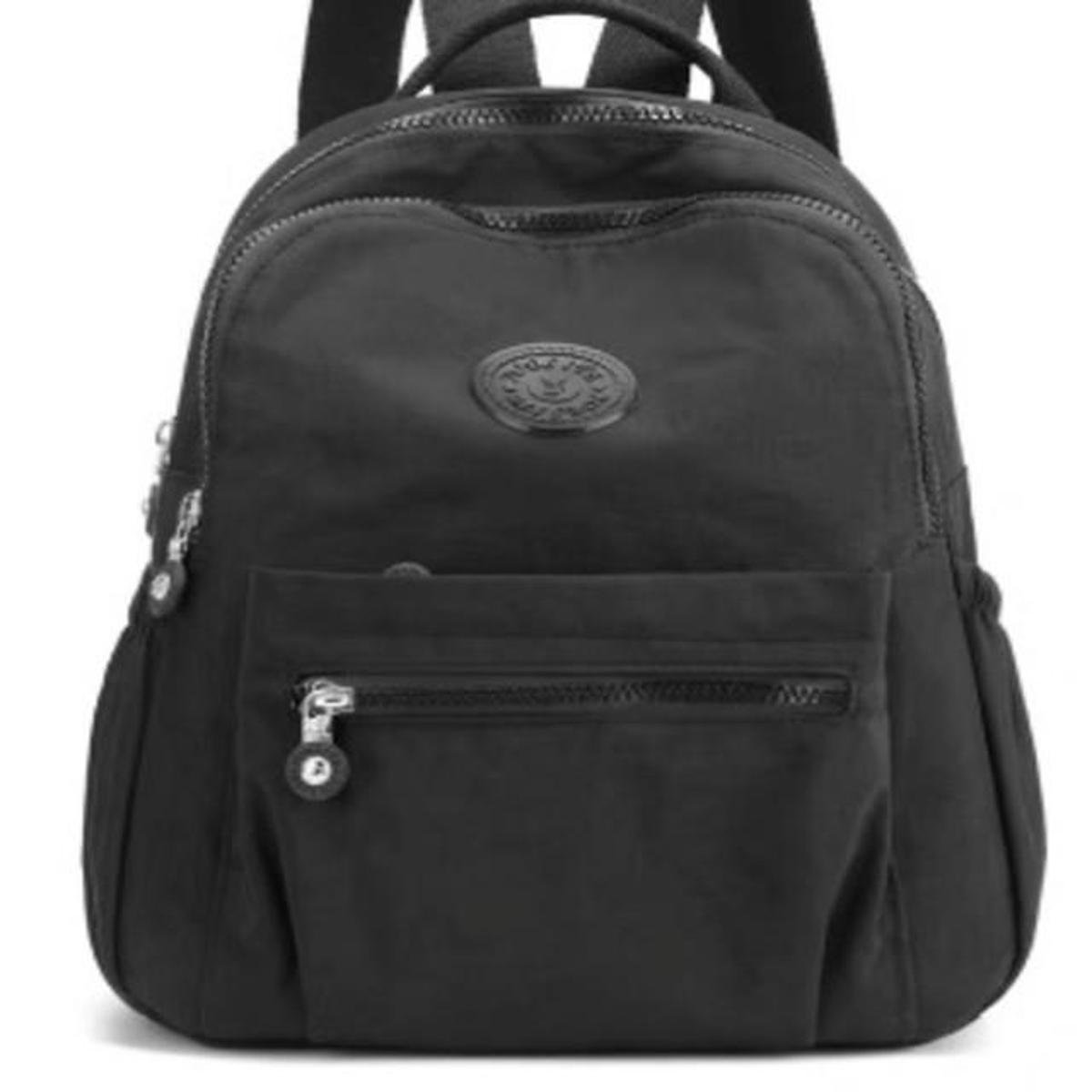 Bolsa Mochila Mala Casual Passeio Escola Viagem - Preto | Zattini