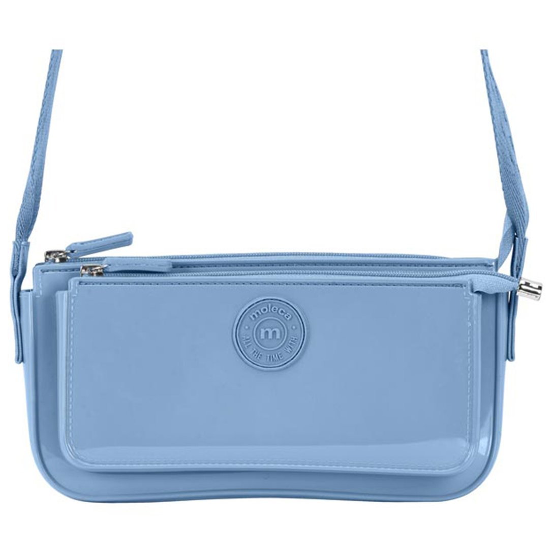Bolsa Moleca Transversal Bolso Frontal Feminina - Azul | Zattini