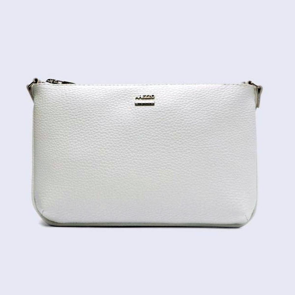 BOLSA TIRACOLO AREZZO BRANCA MORGANA PEQUENA - Branco | Zattini