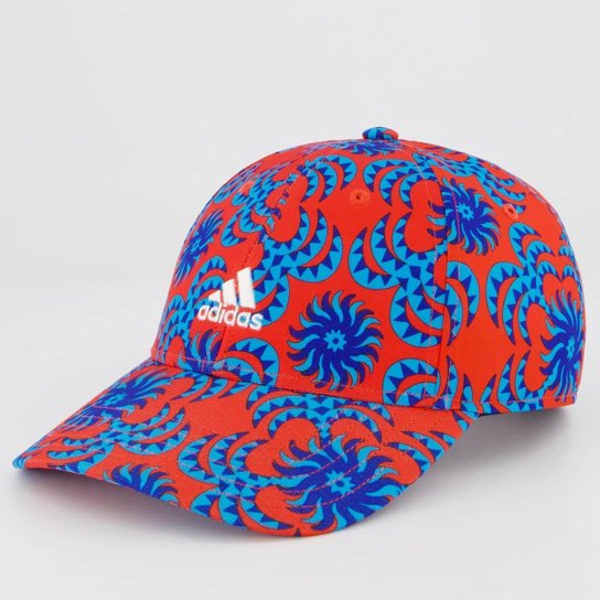 Boné Adidas Farm Vermelho e Azul - Vermelho | Zattini