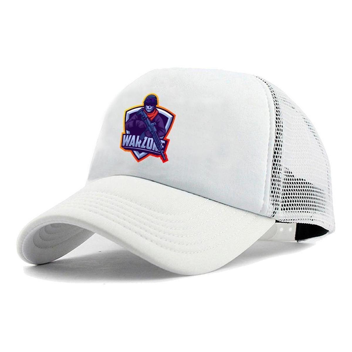 Boné Trucker Personalizado Brasão Warzone - Branco | Zattini