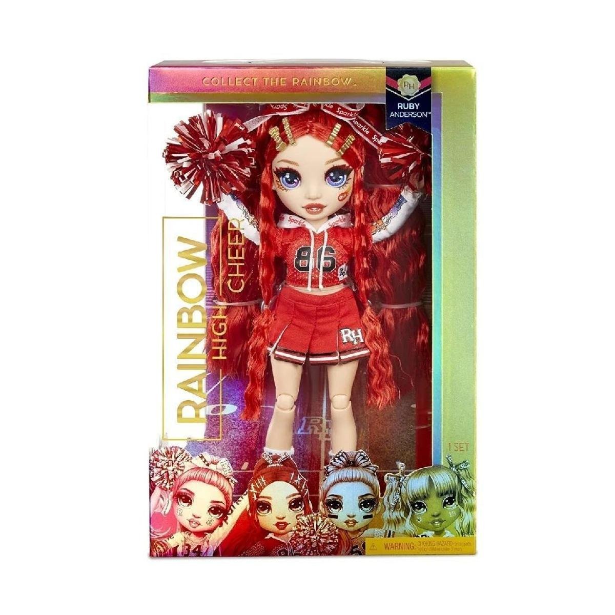 Boneca Rainbow High Cheer Ruby Anderson Vermelha Mga - Única | Zattini