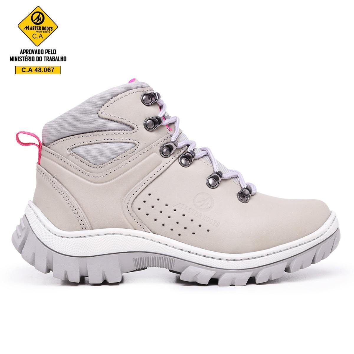 Bota Coturno Feminino EPI com C.A 48.067 Palmilha em Gel Solado ...