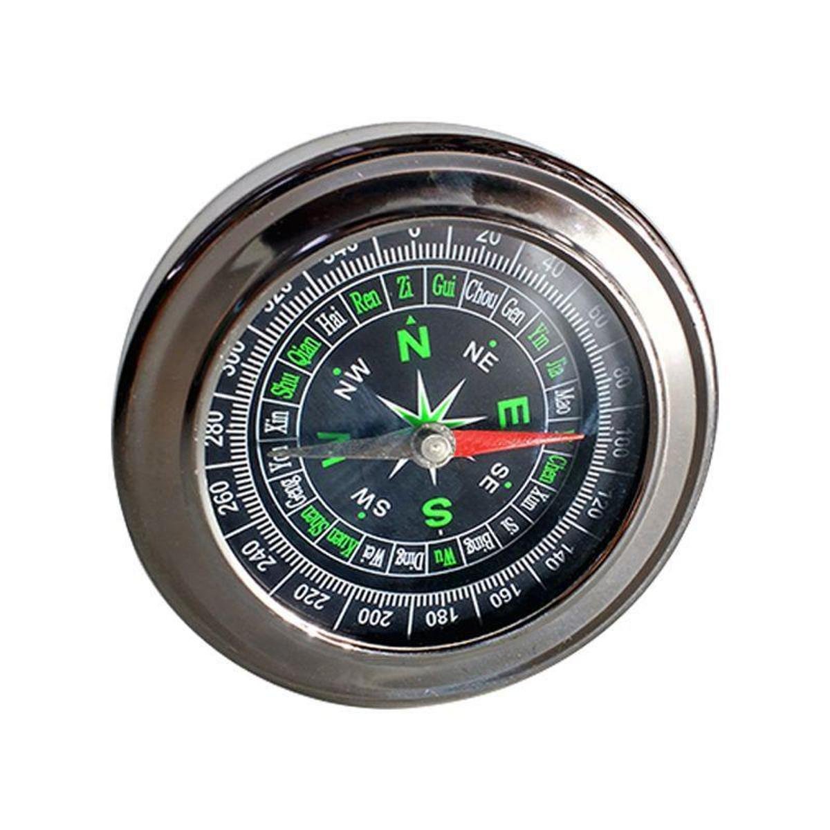 Bússola de Metal 7 Cm - Prata | Zattini