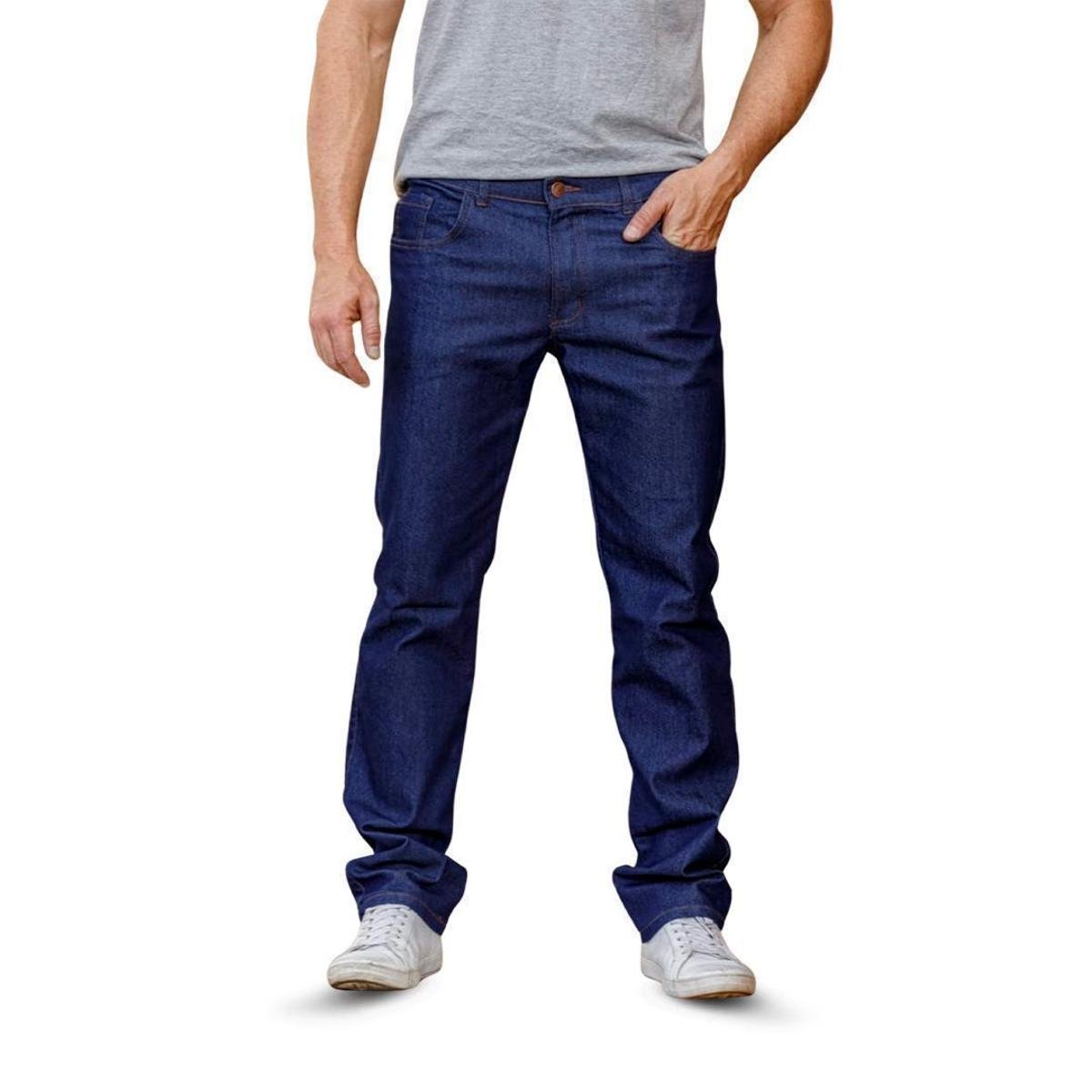 Calça Masculina Skinny Imagine Jeans Escuro - Azul | Zattini