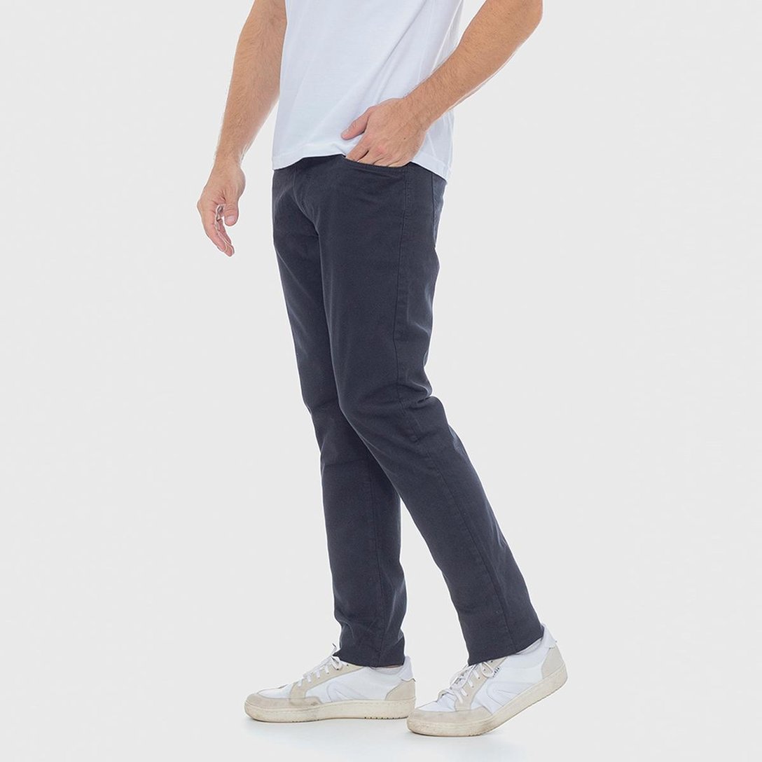 Calça Sarja Masculina Casual Basica Slim 7797 | Zattini