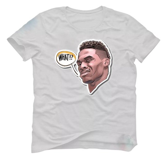 Camiseta Caricatura Westbrook Basquete Esportiva Basketball - Branco ...