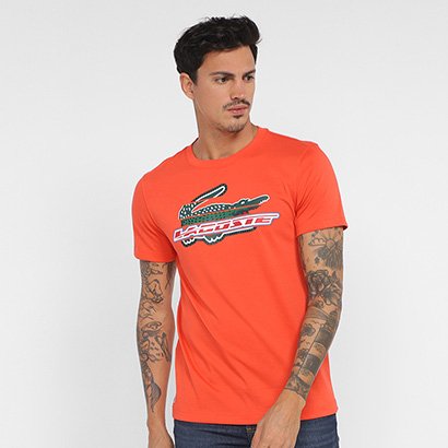 Camiseta Lacoste Sport Logo Masculina | Zattini