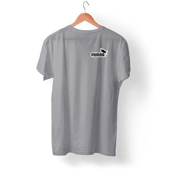 Camiseta Logo Pumba Brincadeira Marca Camisa Rei Leão Top;Gênero ...