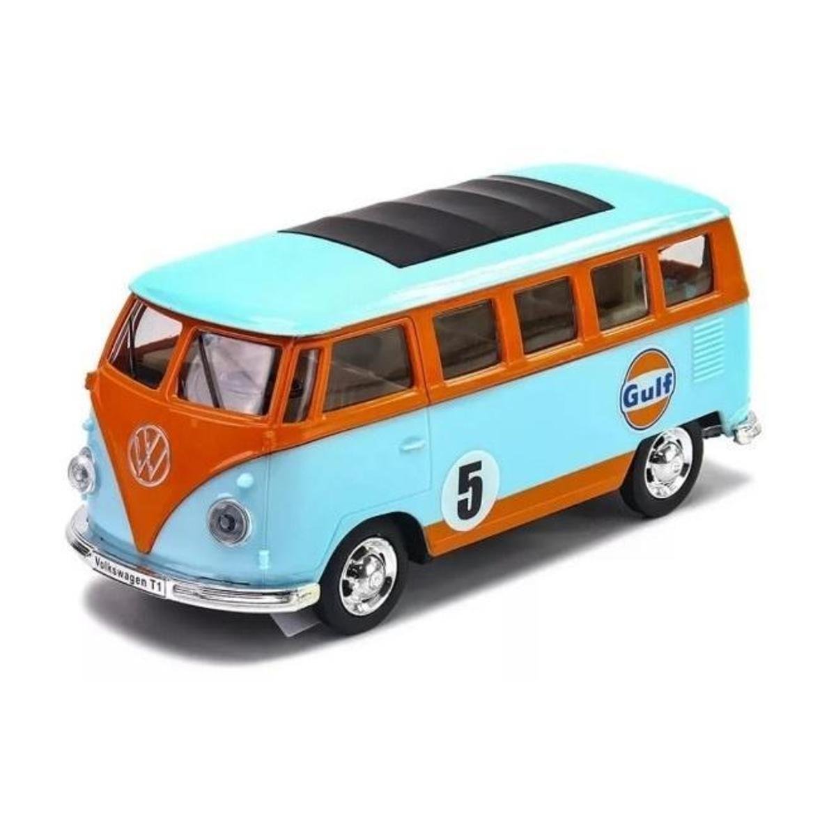 Carro Miniatura Volkswagen Gulf Colecionável Fusca Kombi - Colorido ...
