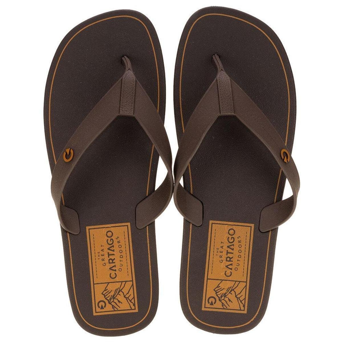Chinelo Masculino Atlanta Cartago - 11840 - Café | Zattini