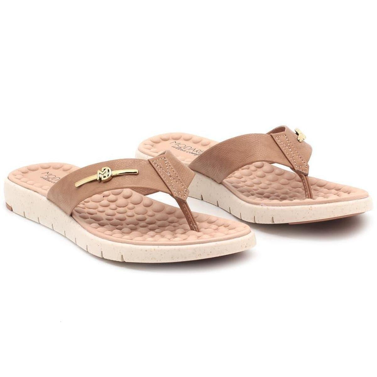 Chinelo Modare Ultraconforto Dedo Feminino 7162217 - Bege | Zattini
