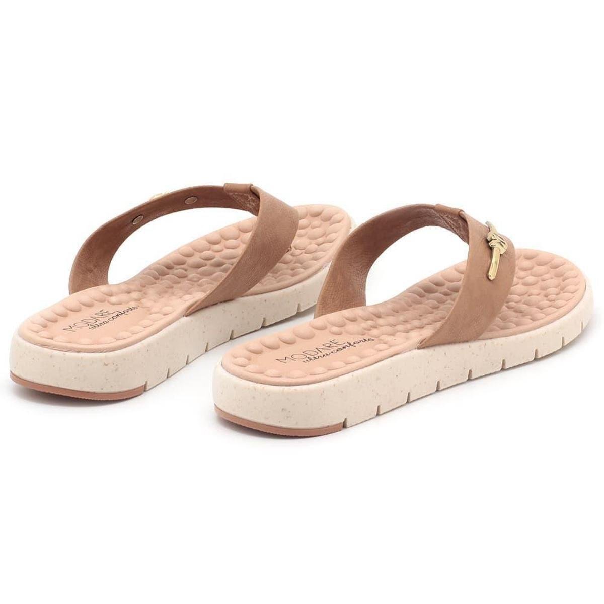 Chinelo Modare Ultraconforto Dedo Feminino 7162217 - Bege | Zattini