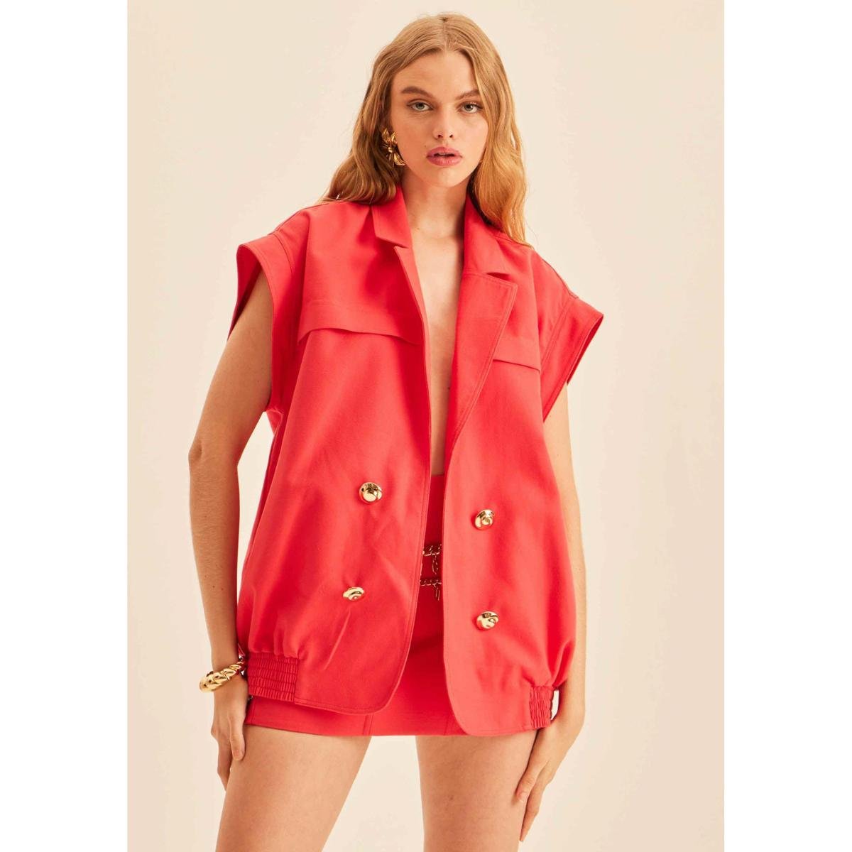 Colete Oversized Muscle Lança Perfume - Vermelho | Zattini