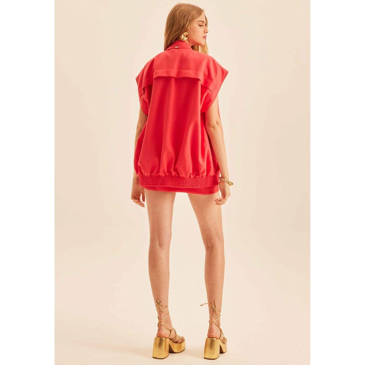 Colete Oversized Muscle Lança Perfume - Vermelho | Zattini