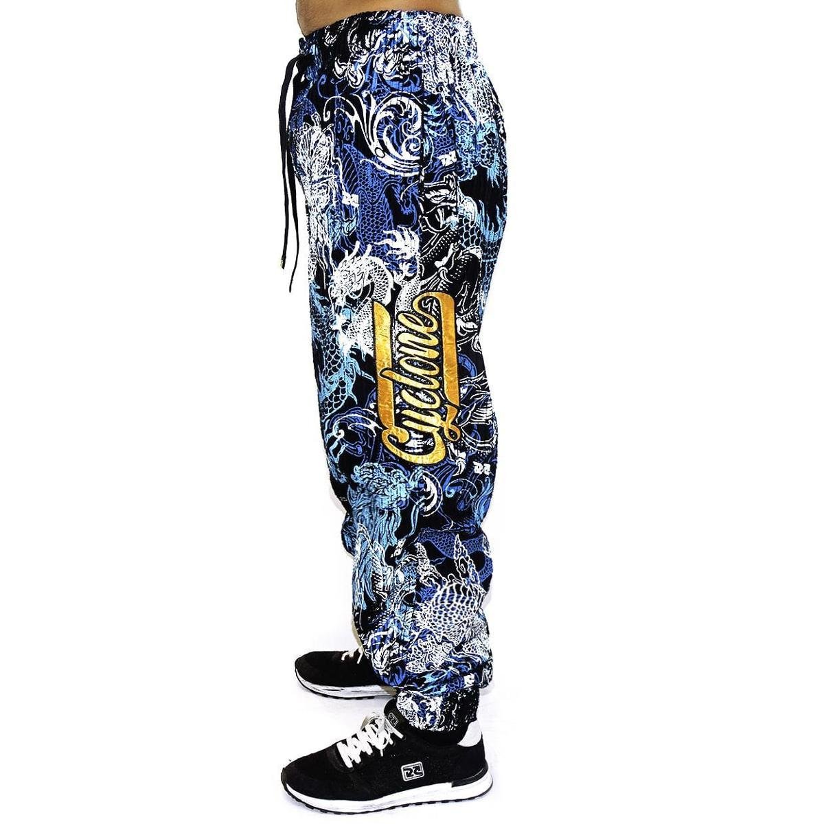 Cyclone Calça Veludo Dragon AZUL PP/XS - Azul | Zattini