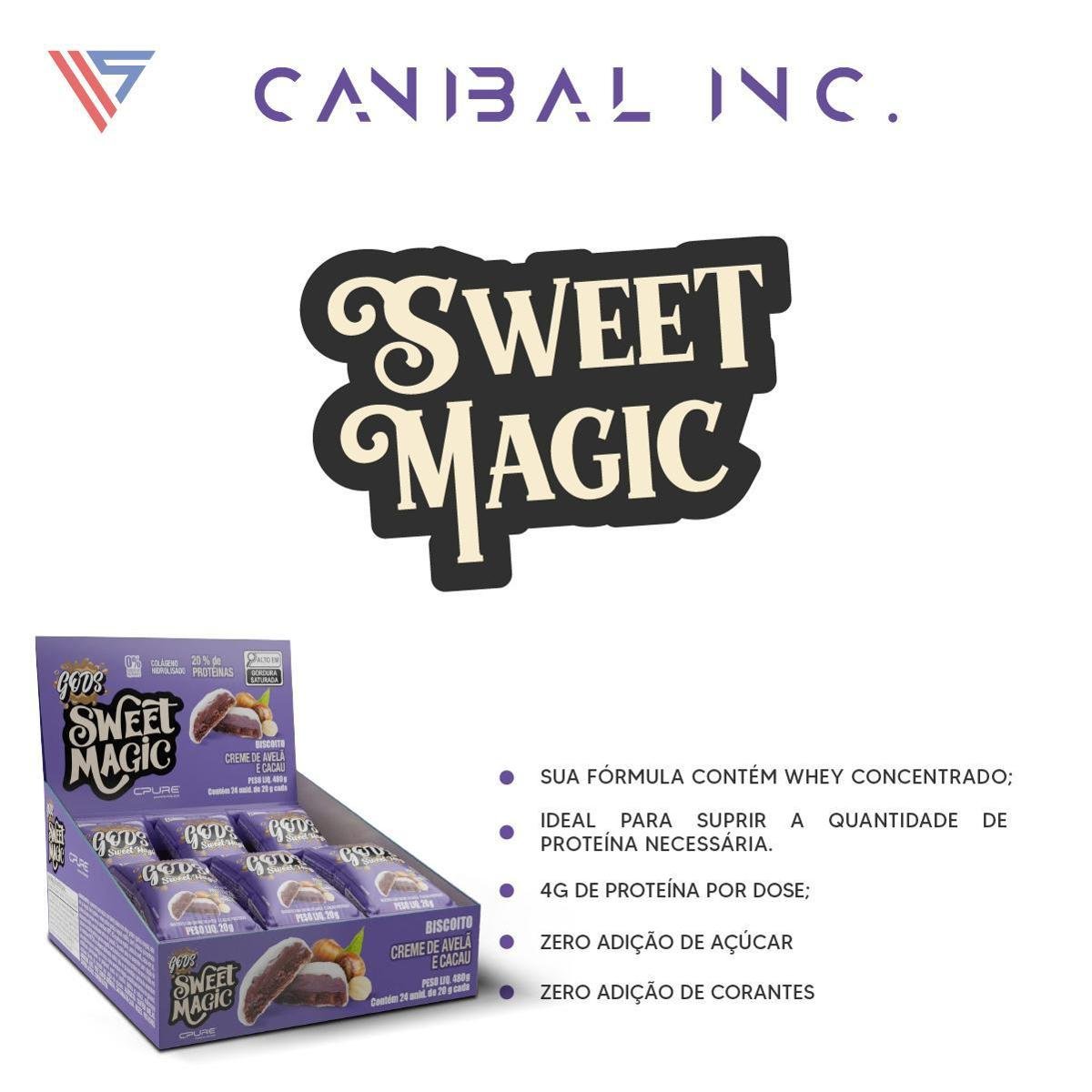 Gods Sweet Magic Canibal Inc - Avelã | Zattini
