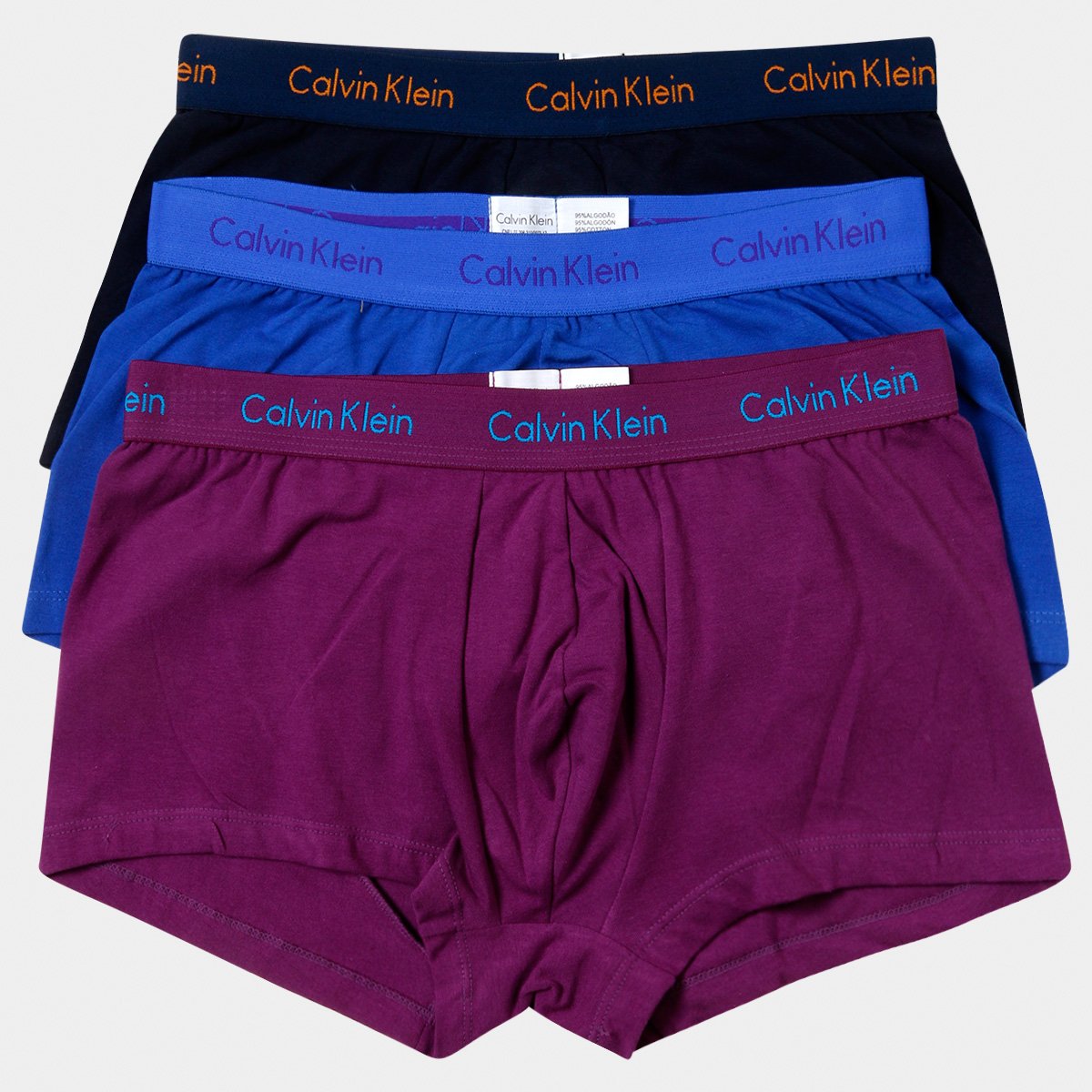 Kit Cueca Boxer Calvin Klein Trunk 3 Peças - Preto | Zattini