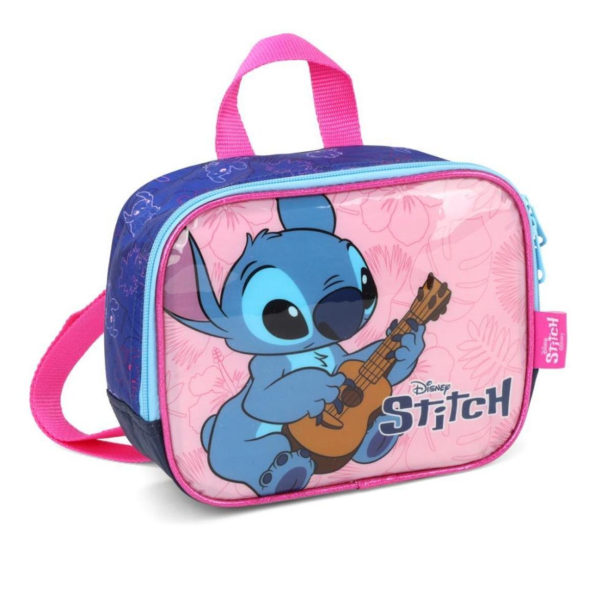 Lancheira Escolar Infantil Luxcel Disney Stitch - LA39813S - Roxo | Zattini