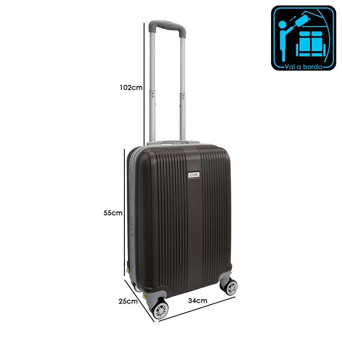Mala de Viagem Bordo Rígida Expansiva Rodinha dupla 360° Leve Bagagem ...