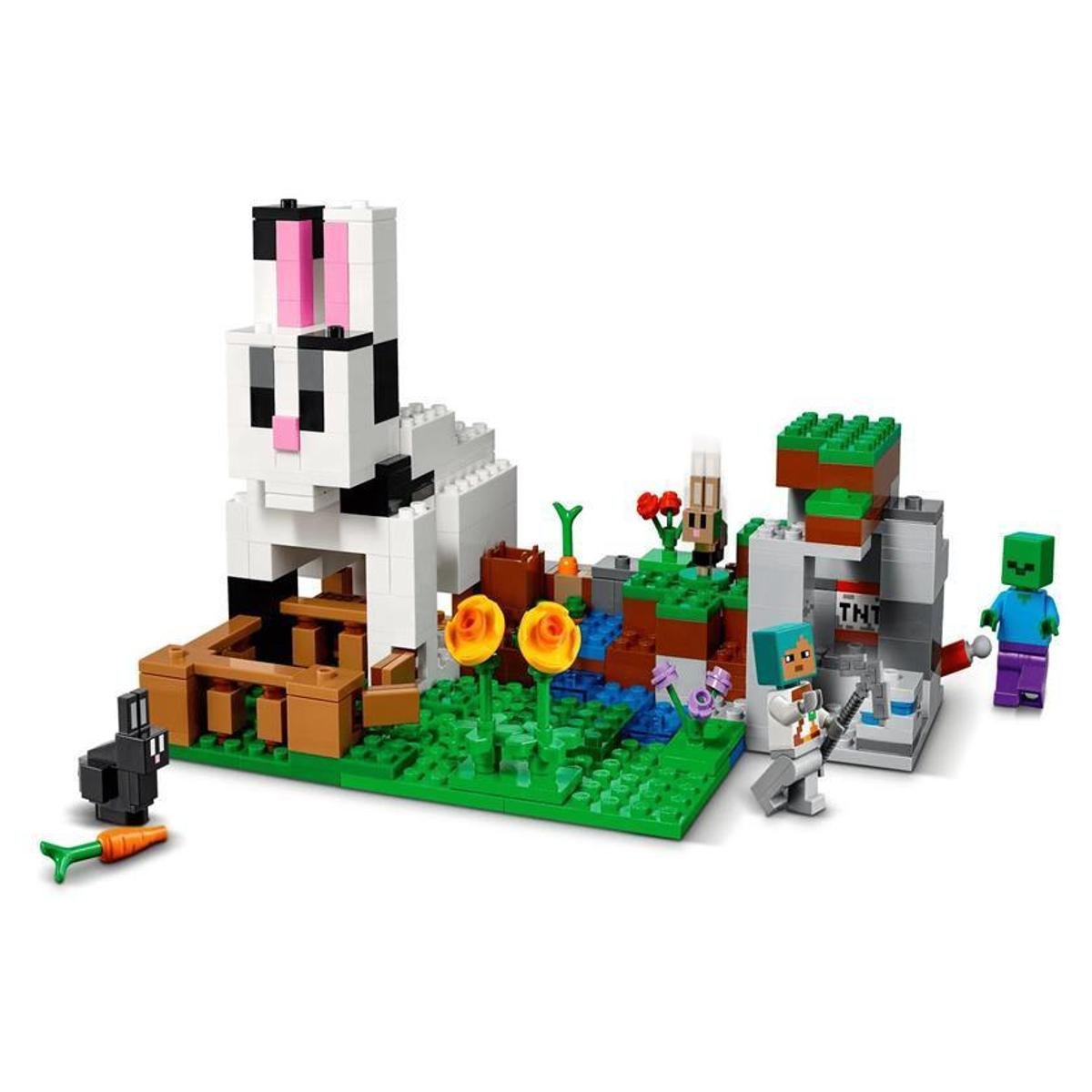 O Rancho do Coelho Lego Minecraft LEGO - 21181 - Colorido | Zattini