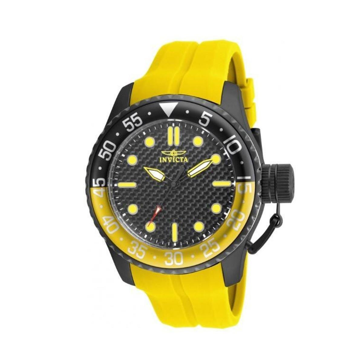 Relogio Masculino Invicta Pro Diver Amarelo 100% Original - Amarelo ...