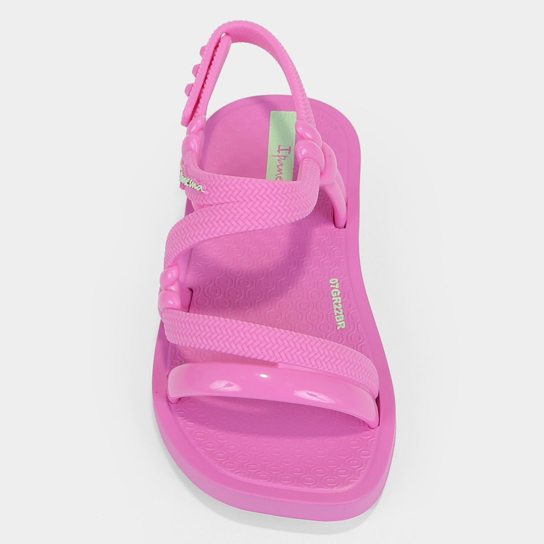 Sandália Bebê Grendene Kids Ipanema Solar Menina - Lilás | Zattini