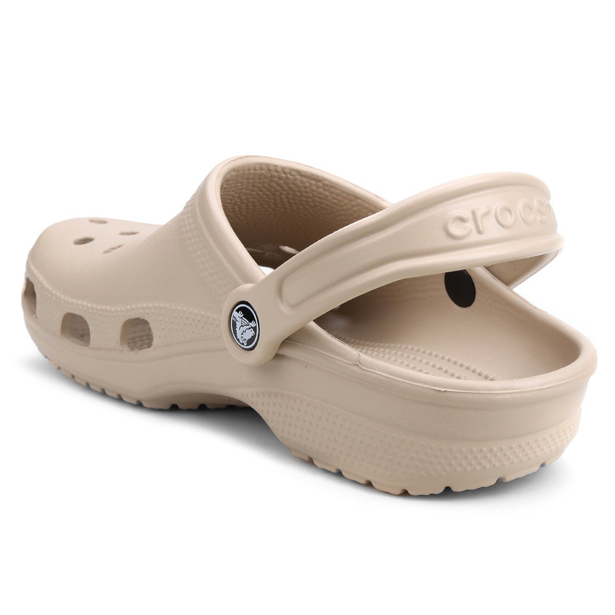 Sandália Crocs Classic - Bege | Zattini