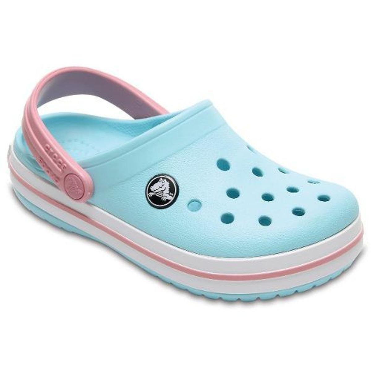 Sandália Crocs Crocband Infantil Feminina - Azul Claro | Zattini