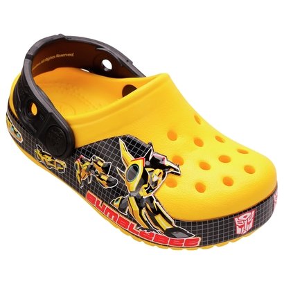 Crocs Crocband Transformers Bumblebee Clog Sandal Yellow Toddler ...
