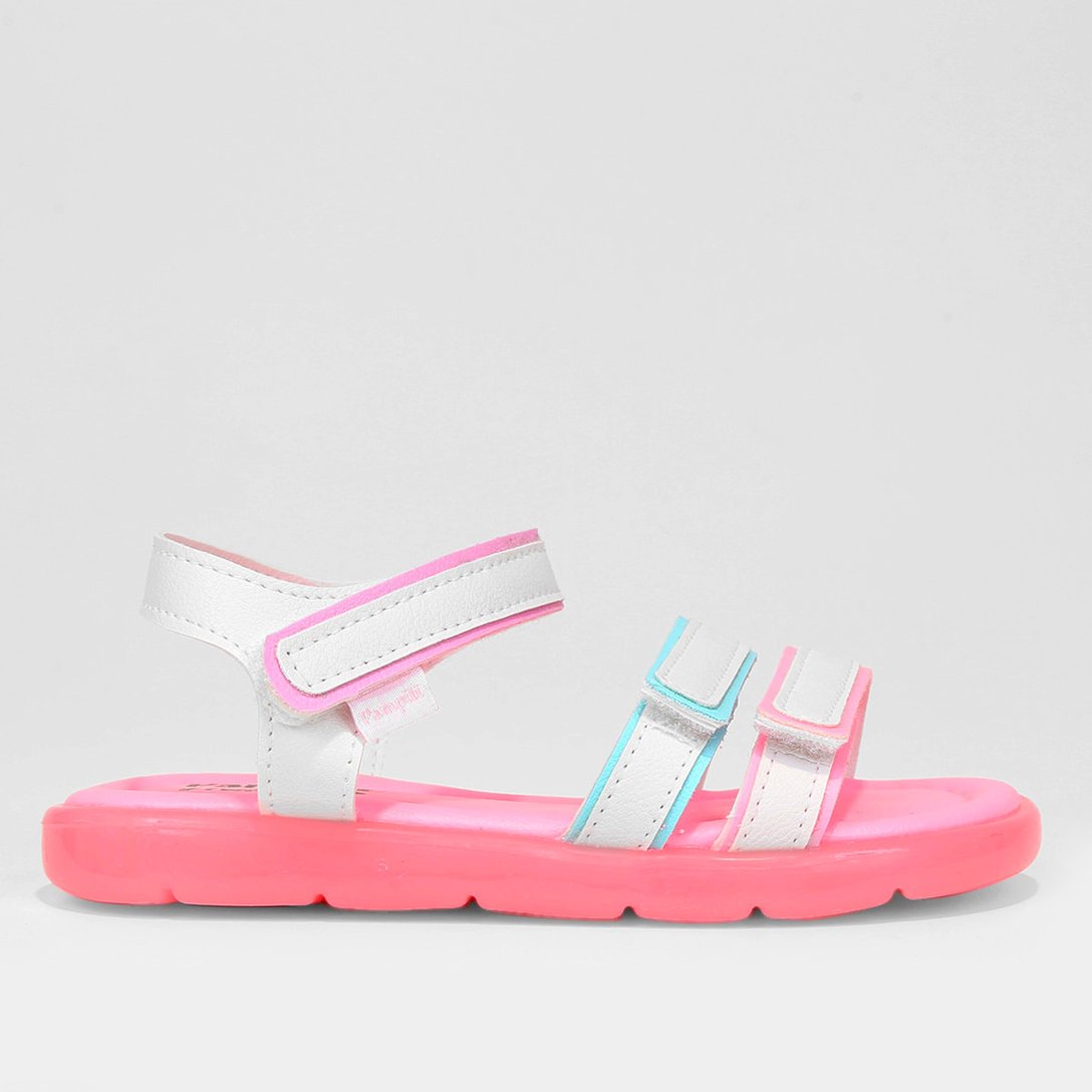 Sandália Infantil Pampili Lulli Led Brilho Feminina - Branco | Zattini