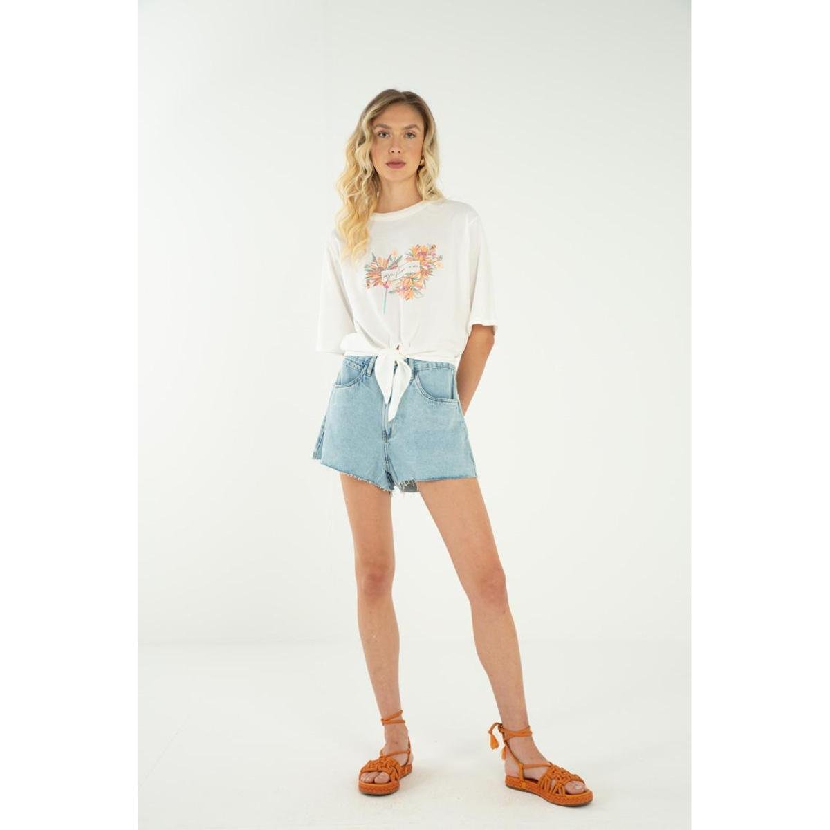 Shorts Madonna Soltinho Jeans Feminino Dimy - Jeans | Zattini