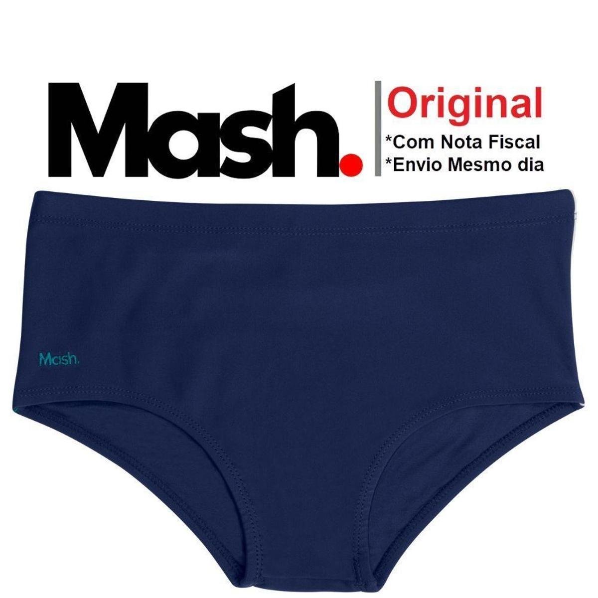 Sunga Mash Sunga Praia Adulto Masculina Lisa Sungão - Preto | Zattini