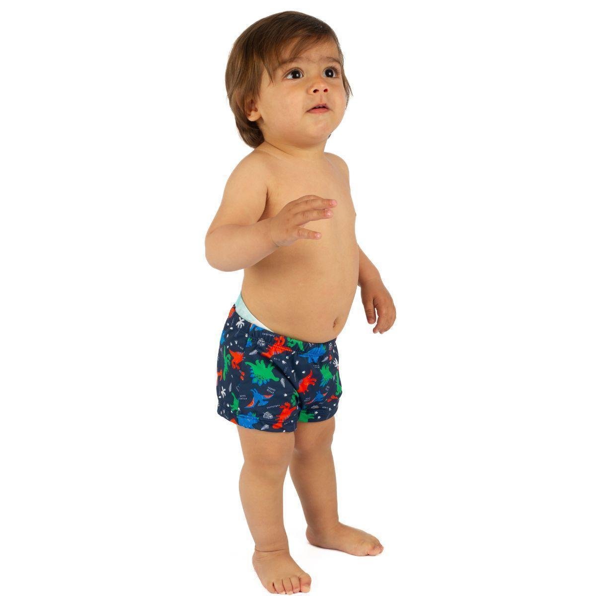 Sunga Praiamax Infantil Com Proteção Solar Masculina - Azul | Zattini