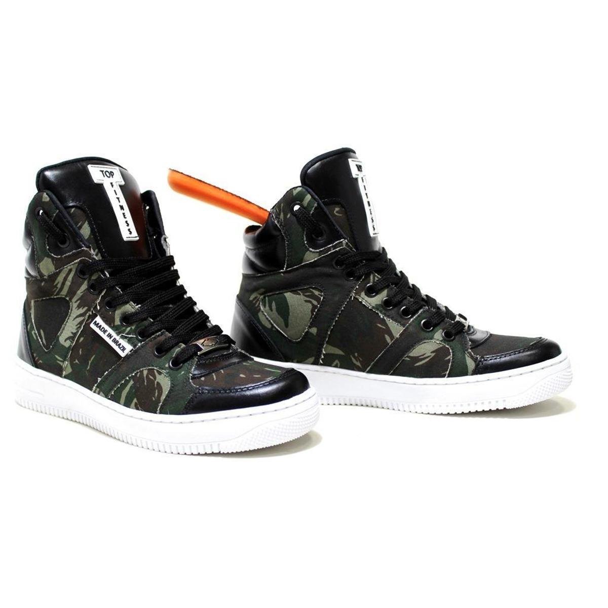 Tênis Bota De Cross Training Top Fitness Fisiculturismo LPO - Camuflado ...