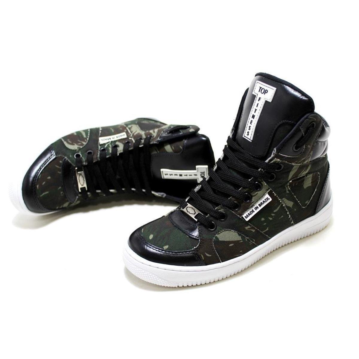 Tênis Bota De Cross Training Top Fitness Fisiculturismo LPO - Camuflado ...