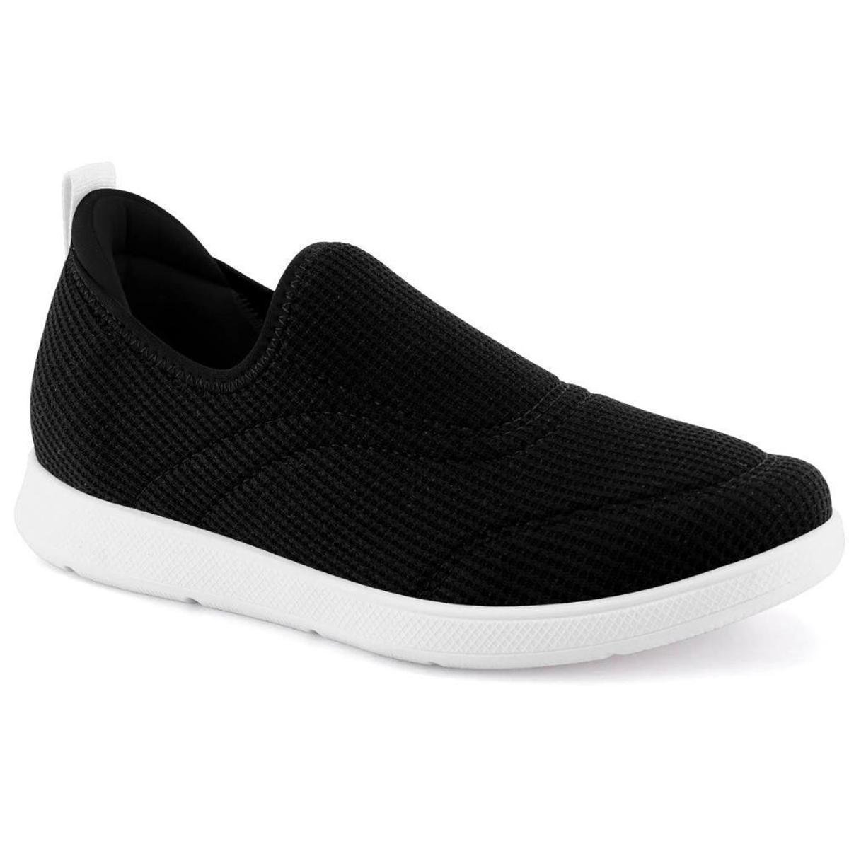 TÊNIS COMFORTFLEX SLIP-ON FEMININO - Preto | Zattini