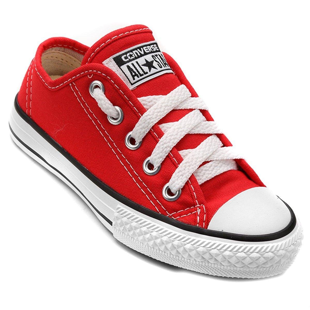 Tênis Converse Chuck Taylor All Star 2V Infantil - Vermelho