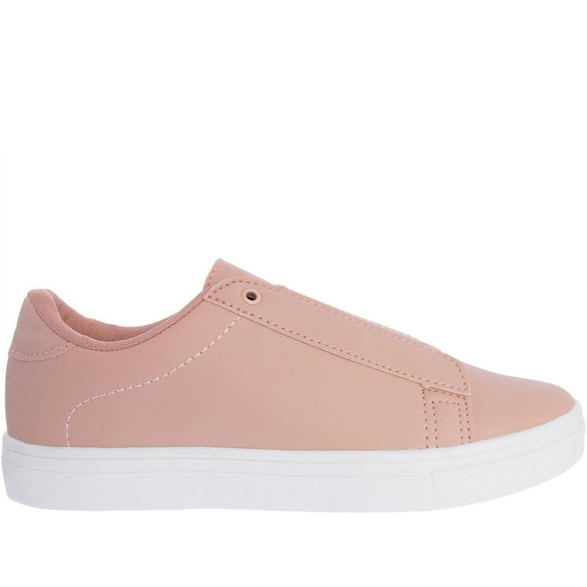 Tênis Penélope Casual Feminino Elástico Lurex Snake Rosa - 43 - Nude ...