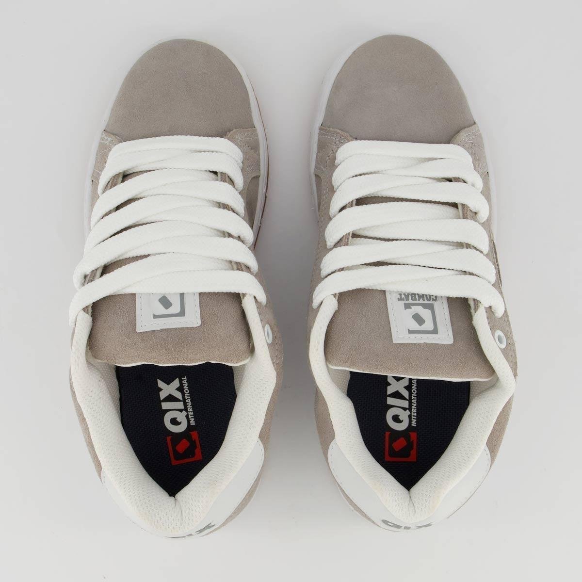Tênis Qix Combat Suede Cinza - Cinza | Zattini