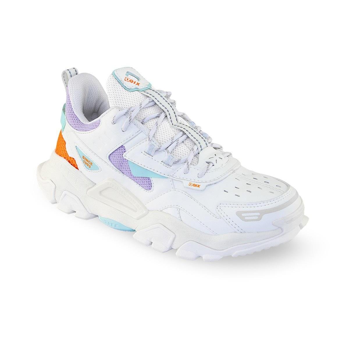 Tênis Qix Trek - Branco Lilás - Branco | Zattini